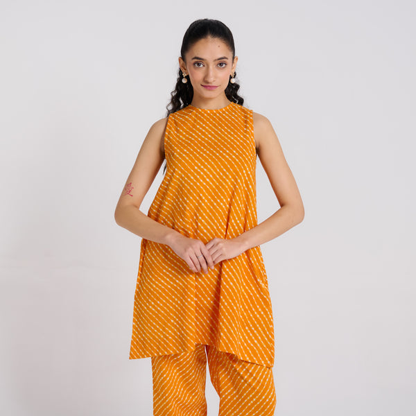 Buy Orange Pure Cotton Co-ord Set | Rustorange